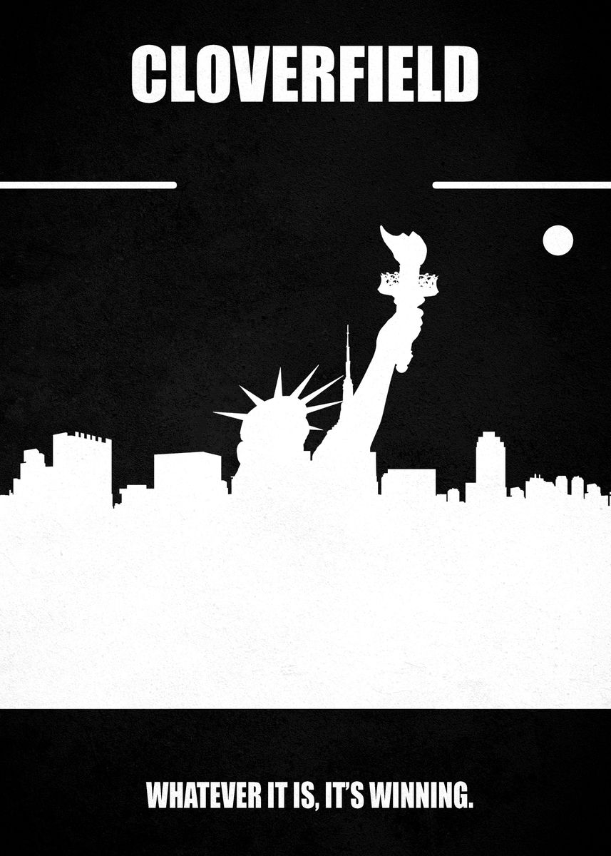 'Cloverfield' Poster, picture, metal print, paint by Graphix | Displate