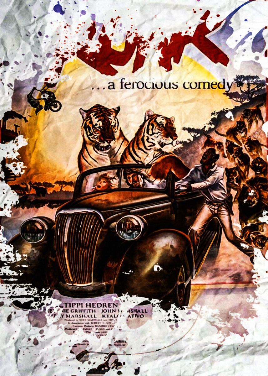 'Roar' Poster, picture, metal print, paint by Jeffery Anabelle | Displate