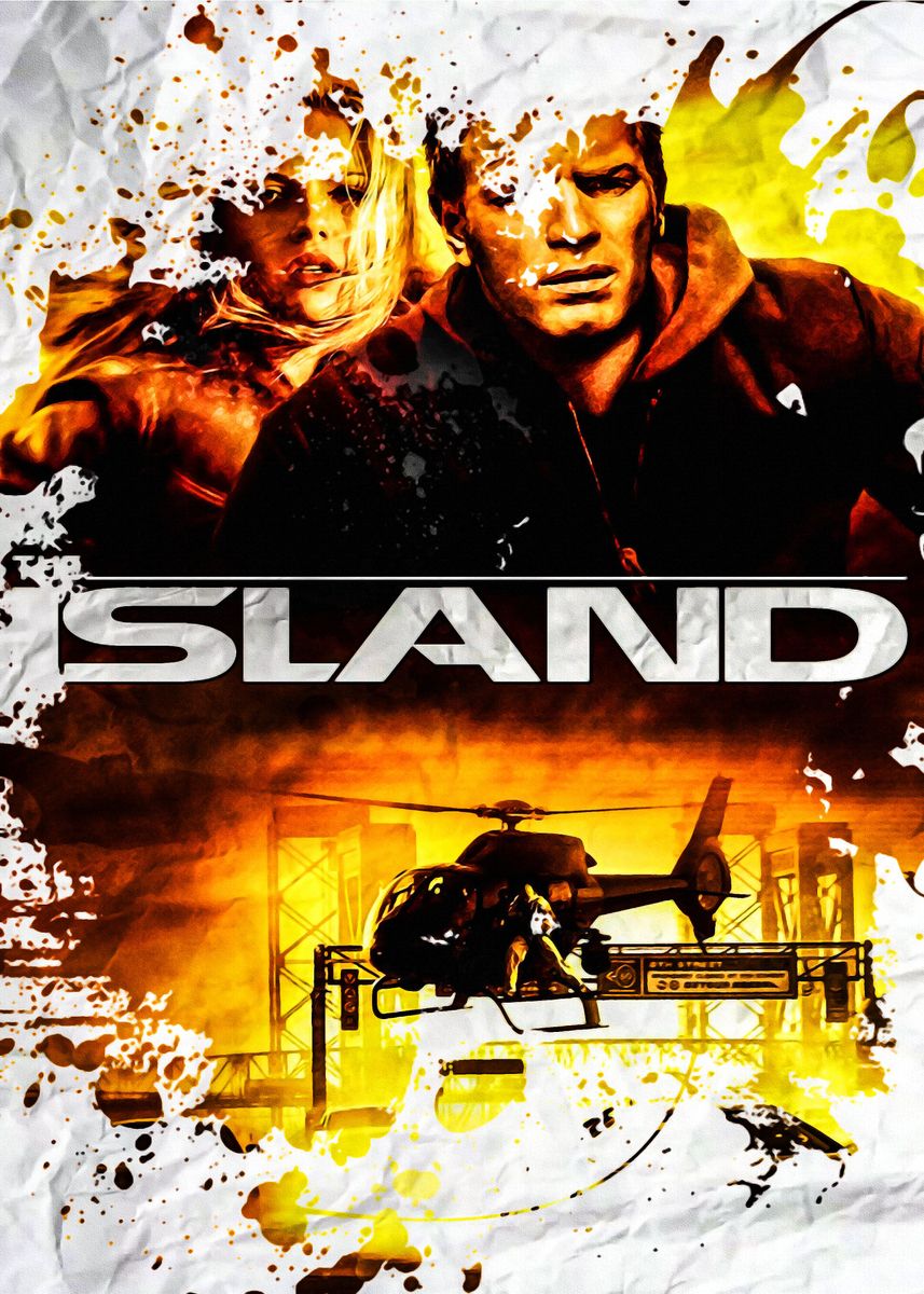 'The Island' Poster, picture, metal print, paint by Kaye Luca | Displate