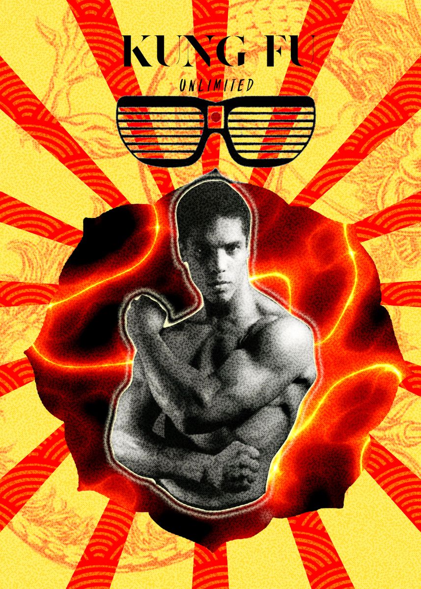 'Kung Fu unlimited' Poster, picture, metal print, paint by Alex ...