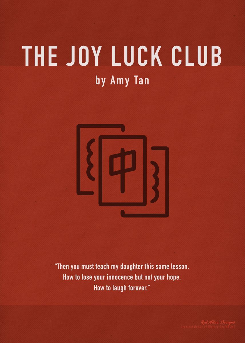 'The Joy Luck Club Amy Tan' Poster, picture, metal print, paint by ...