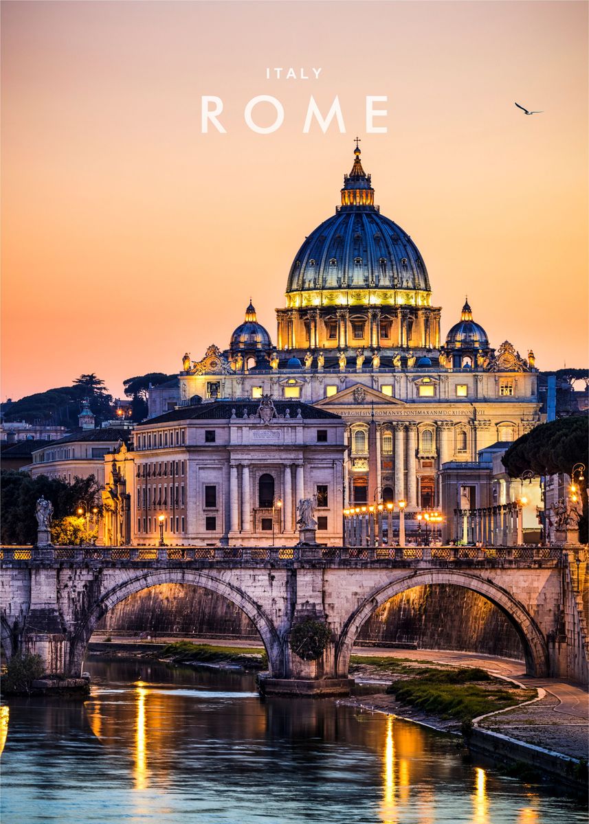 'Rome Italy' Poster, picture, metal print, paint by Ez Photography ...