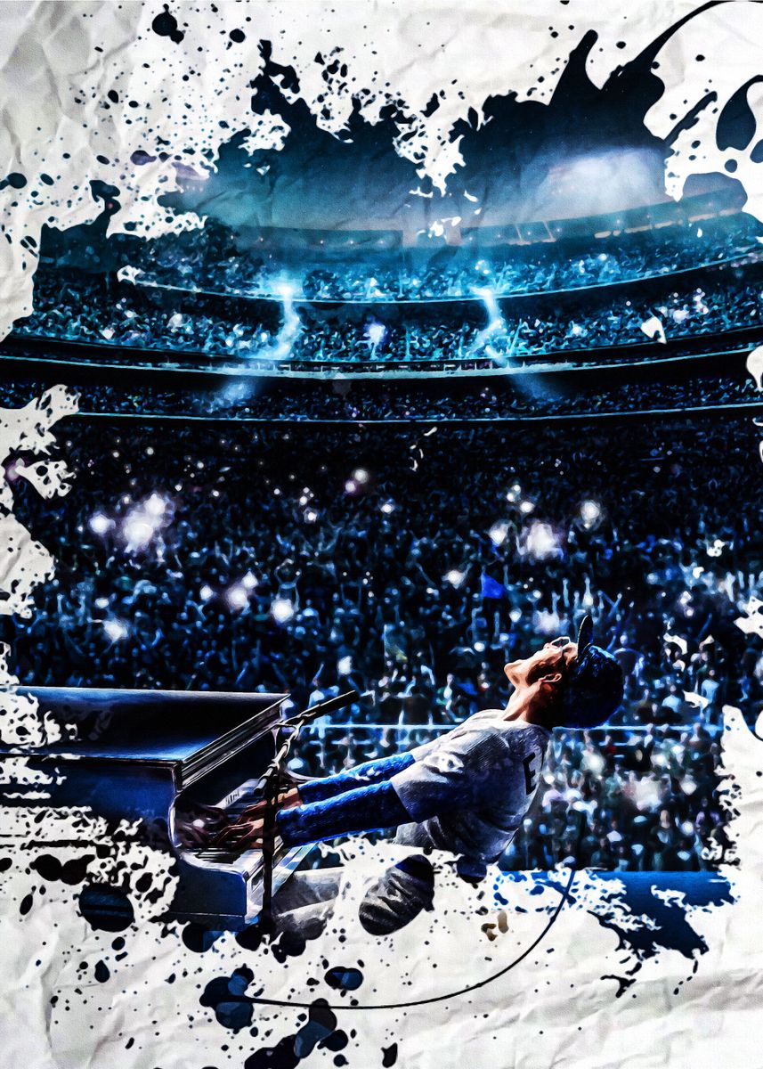 'Rocketman ' Poster, picture, metal print, paint by Jeffery Anabelle ...