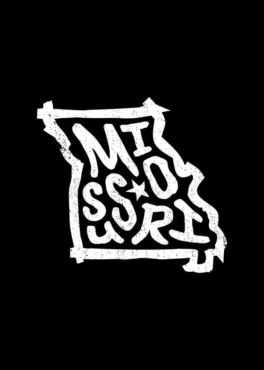 'Missouri' Poster, picture, metal print, paint by Trevor Kinkade | Displate