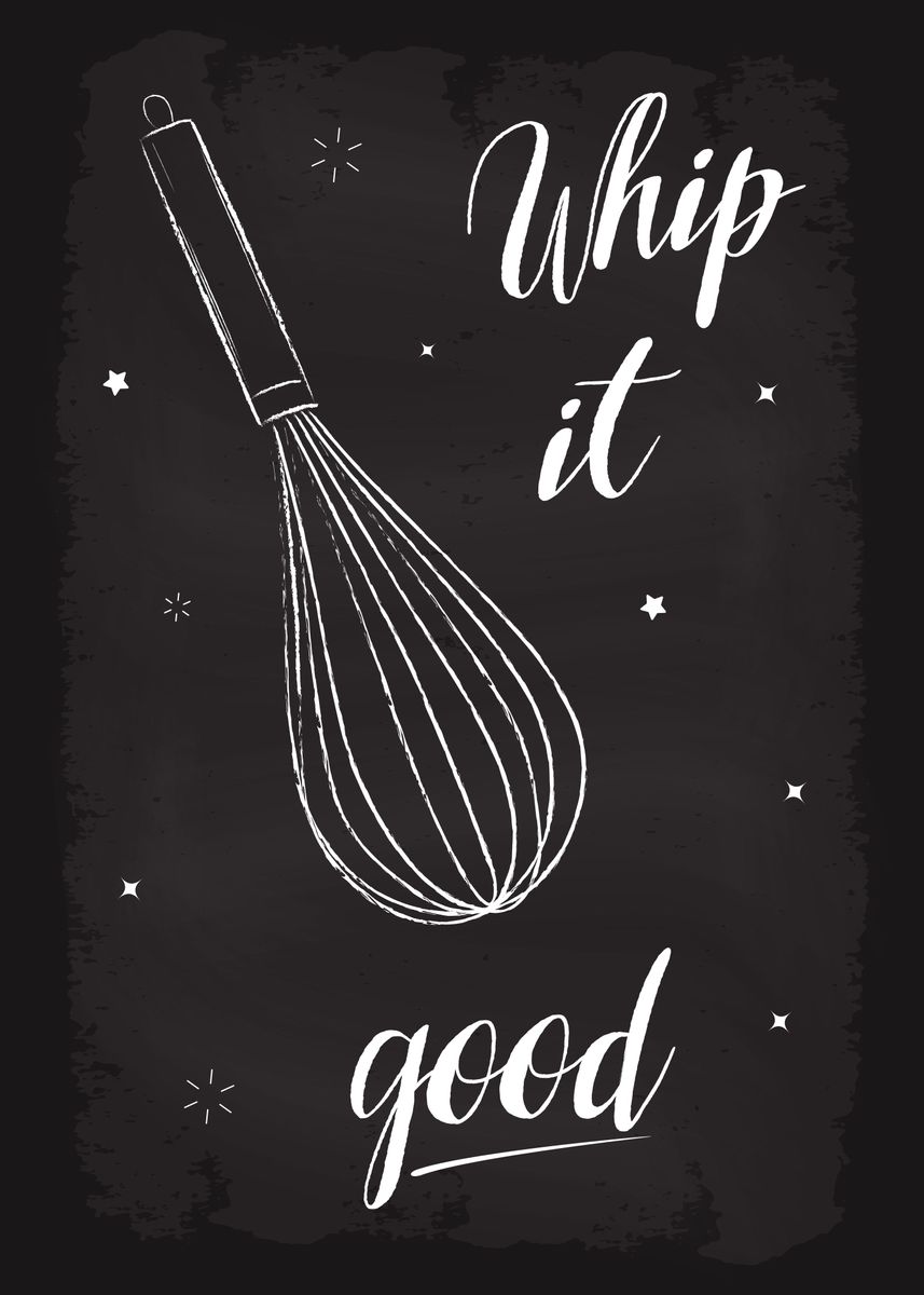 'Whip it good' Poster by dkDesign | Displate