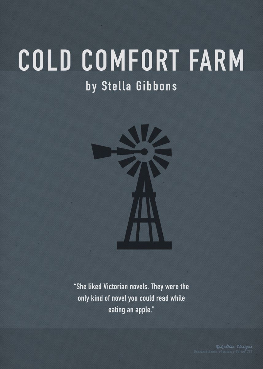 'Cold Comfort Farm Book Art' Poster, picture, metal print, paint by ...
