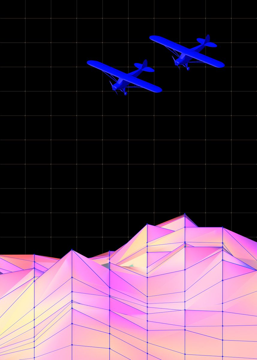 'Strange flight' Poster by CosmicVault | Displate