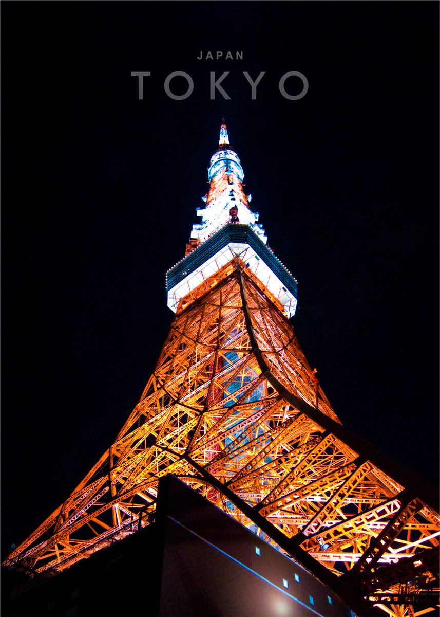 'Tokyo city night' Poster, picture, metal print, paint by Ez ...
