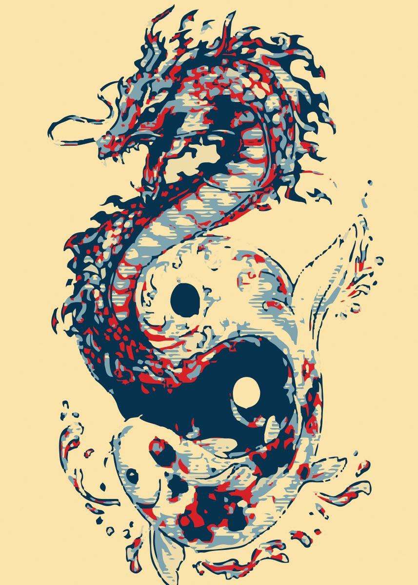 'Epic Dragon' Poster, picture, metal print, paint by Popart Project ...