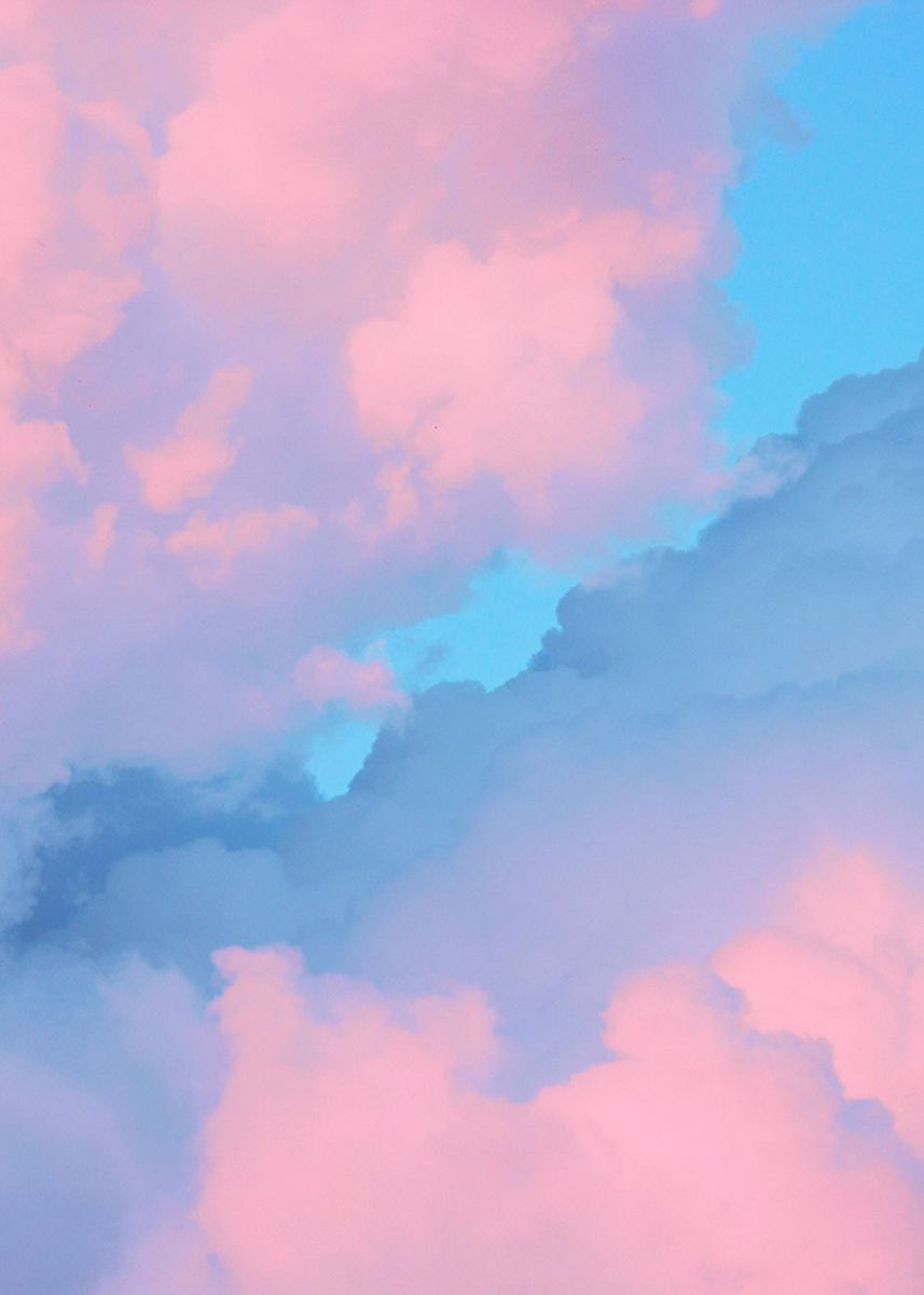 'Clouds' Poster, picture, metal print, paint by Dido Hong | Displate