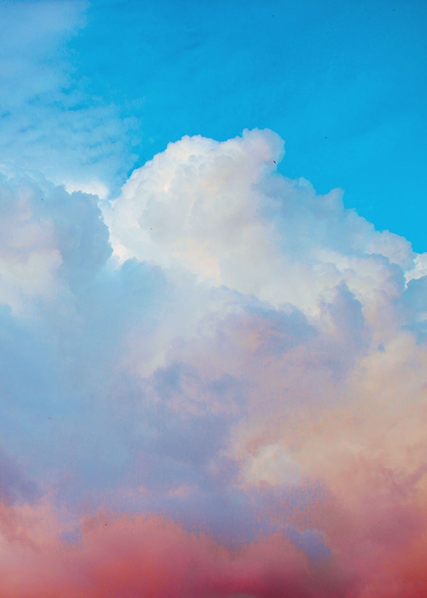 'Clouds' Poster, picture, metal print, paint by Dido Hong | Displate