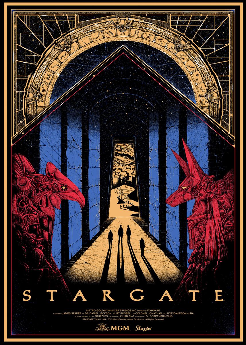 'Stargate Alternative' Poster, picture, metal print, paint by ...