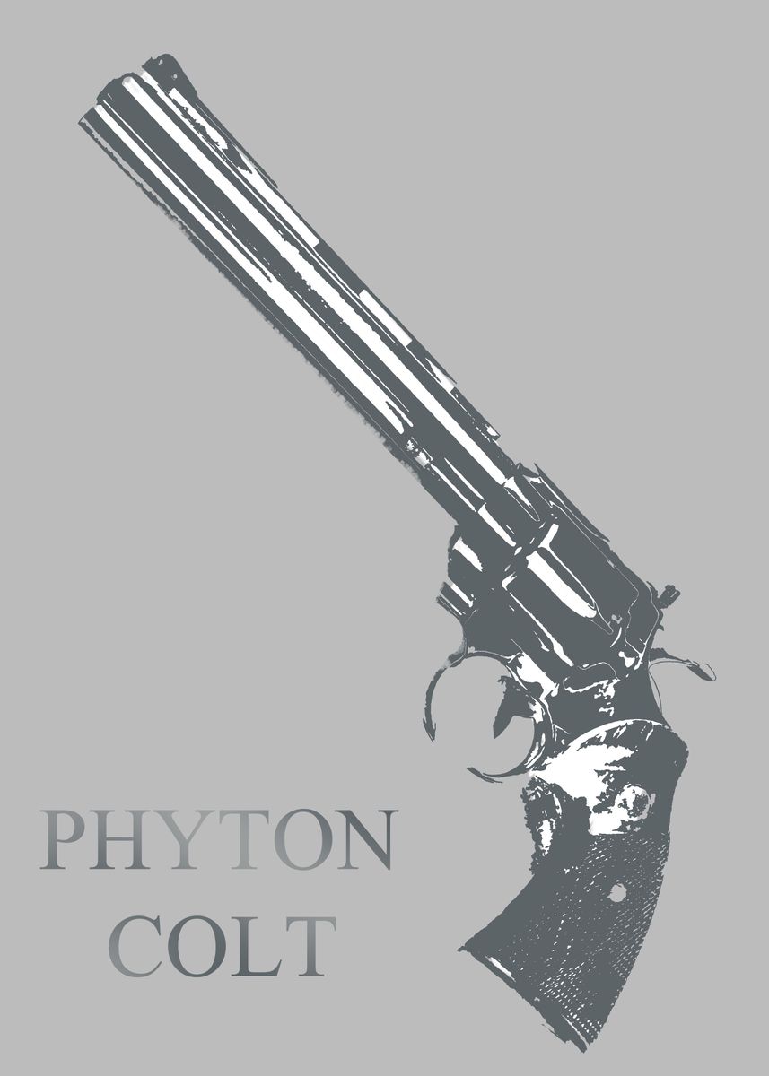 'phyton colt' Poster, picture, metal print, paint by Fidovka | Displate