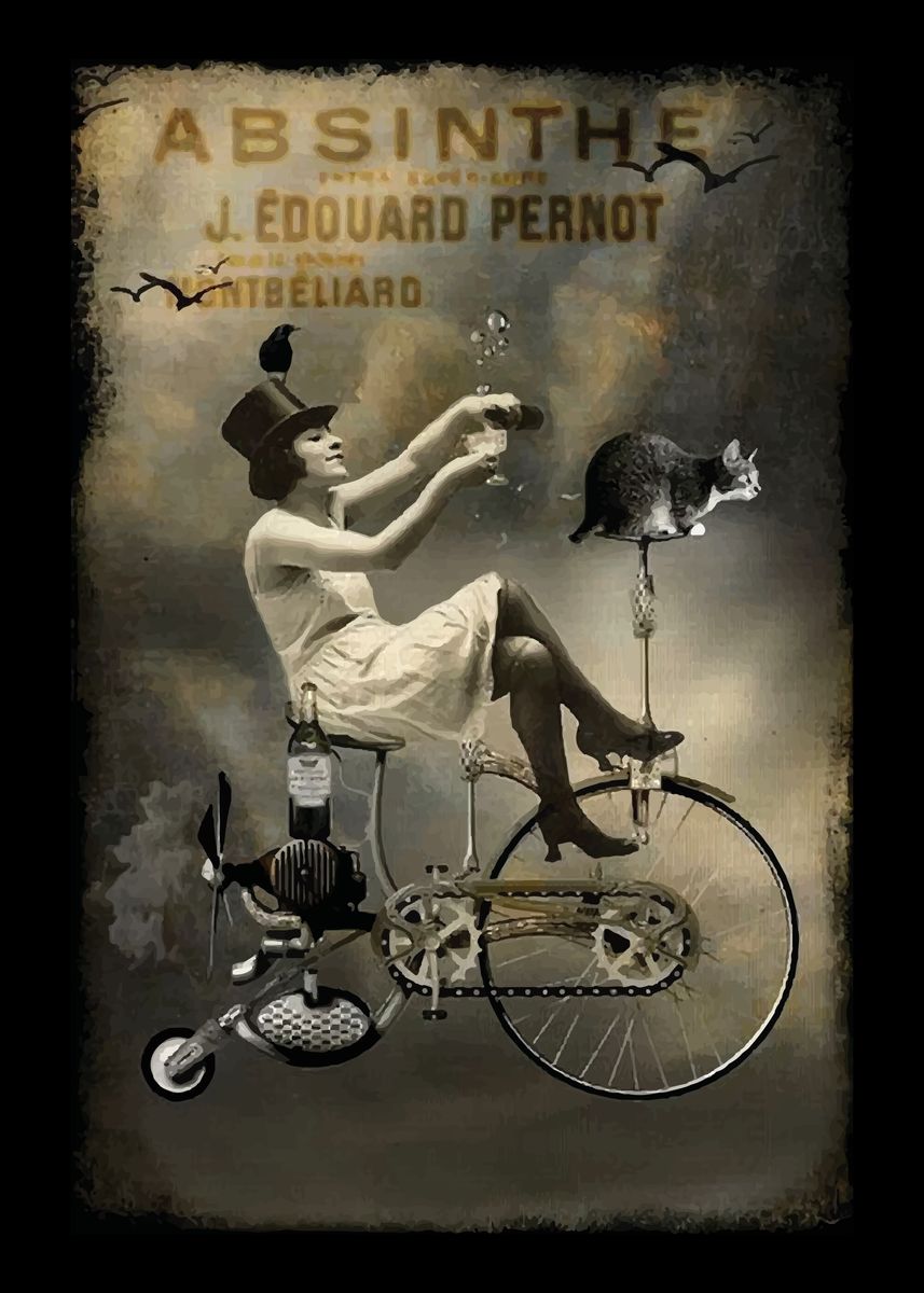 'Riding High' Poster, picture, metal print, paint by J Dawson | Displate