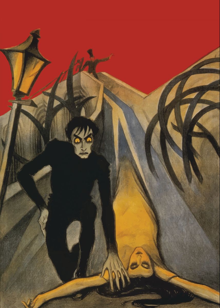 'Cabinet of Dr Caligari' Poster, picture, metal print, paint by J ...