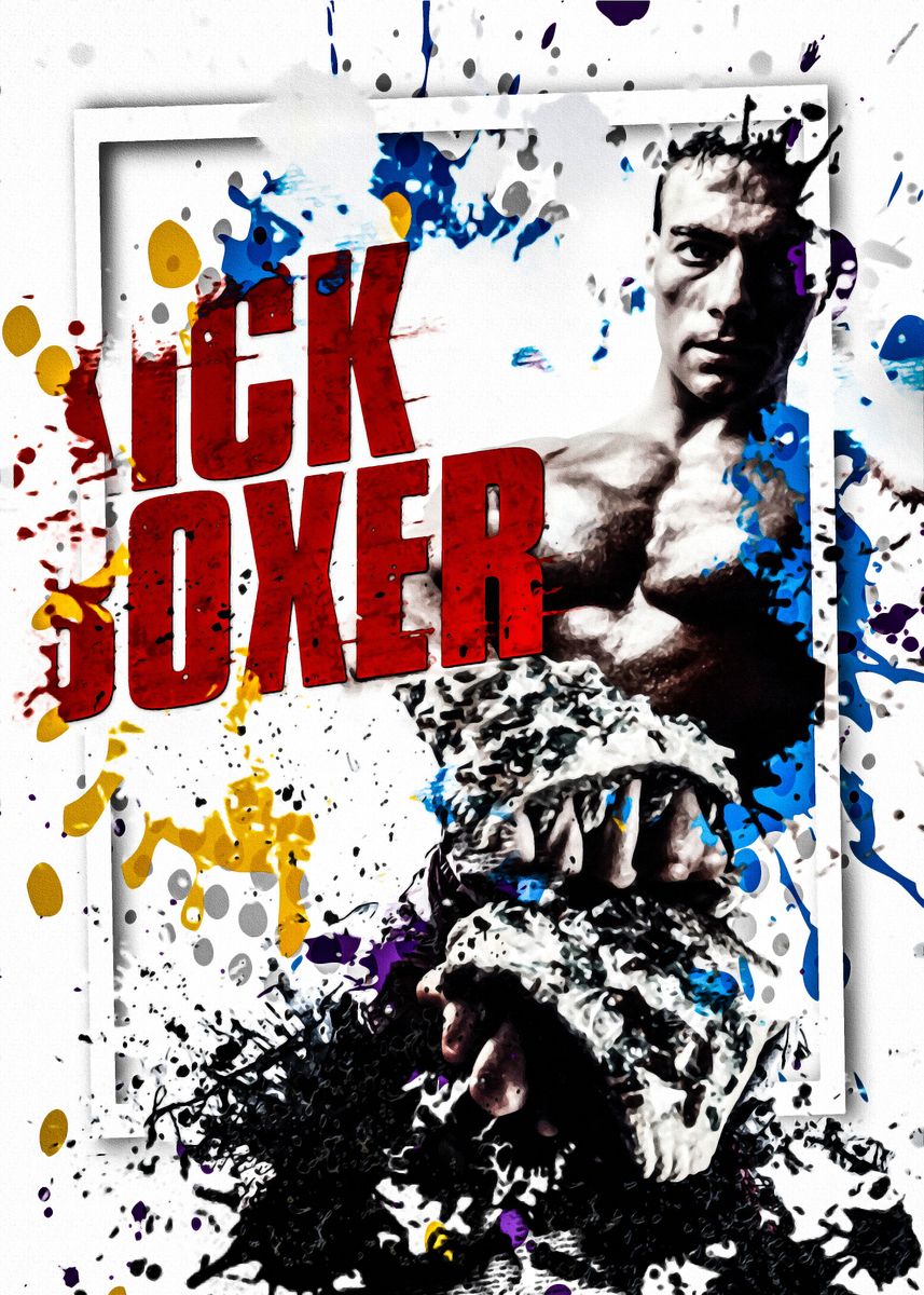 'Kickboxer' Poster, picture, metal print, paint by Kaye Luca | Displate