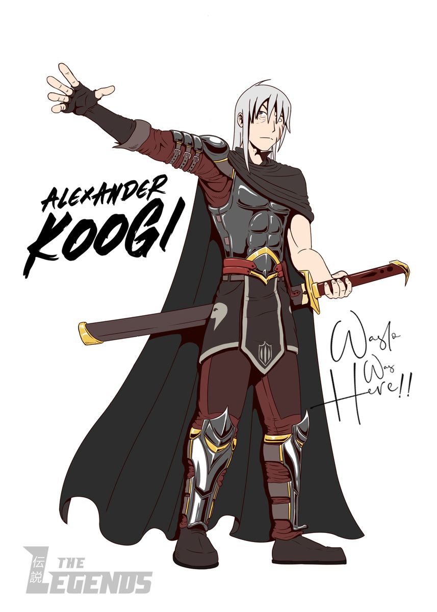 'Alexander Koogi' Poster, picture, metal print, paint by Ozymandias ...