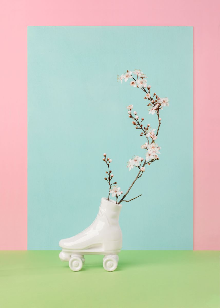 'Spring Rush ' Poster, picture, metal print, paint by Claudia Jacquemin ...