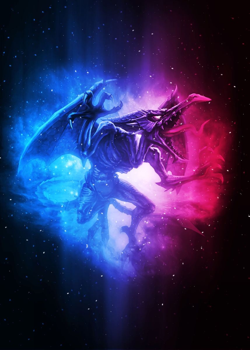 'Ridley' Poster, picture, metal print, paint by Black Iris | Displate