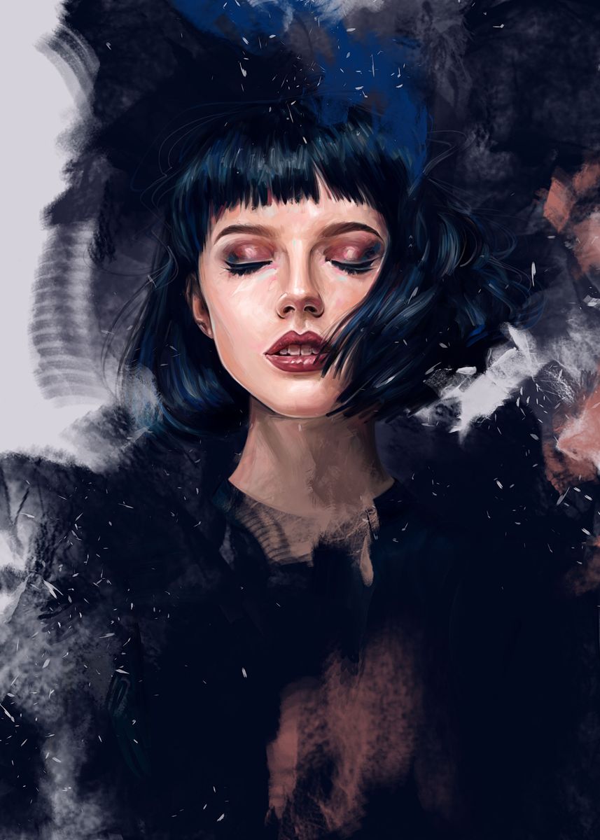 'Sleeping' Poster, picture, metal print, paint by Dmitry Belov | Displate