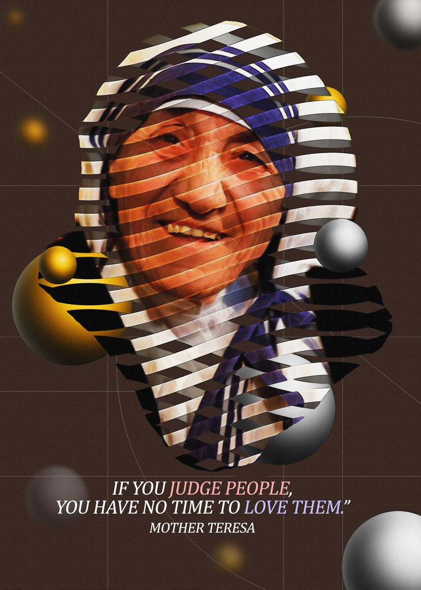 'Mother Teresa' Poster, picture, metal print, paint by The Poster ...