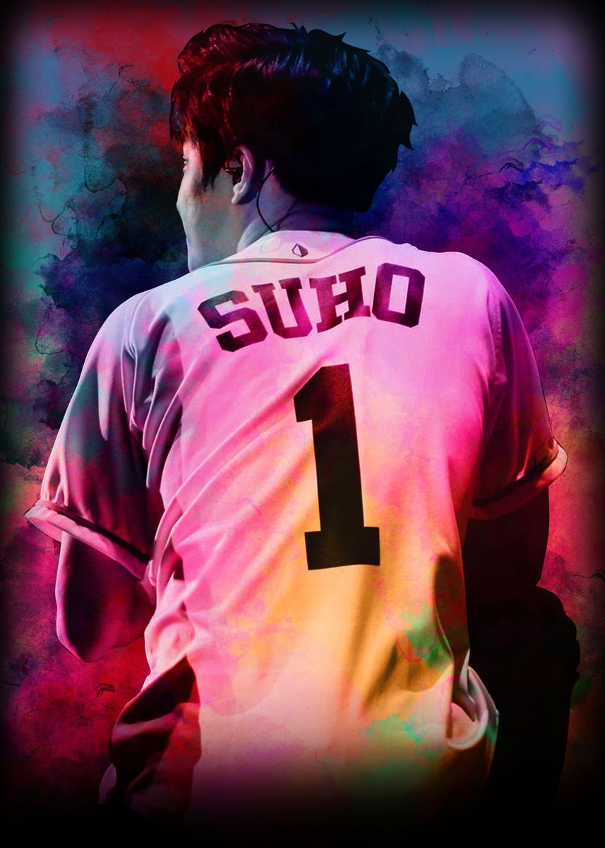 'Suho EXO ' Poster, picture, metal print, paint by Defi Saul | Displate