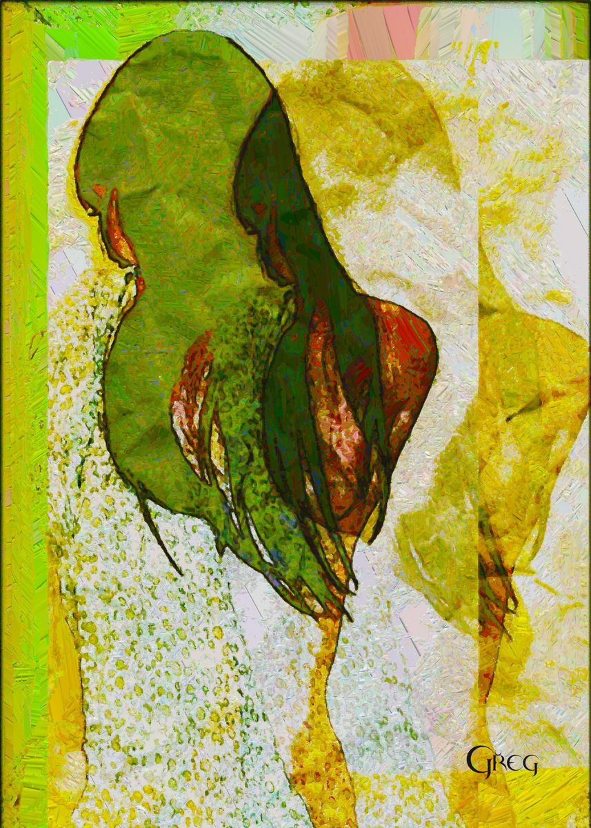 'WOMAN GREEN' Poster by Greg Pop | Displate