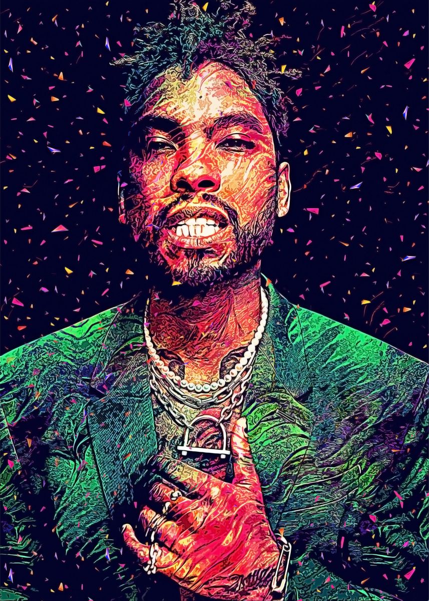 'MIGUEL' Poster, picture, metal print, paint by Most Popular Cult ...