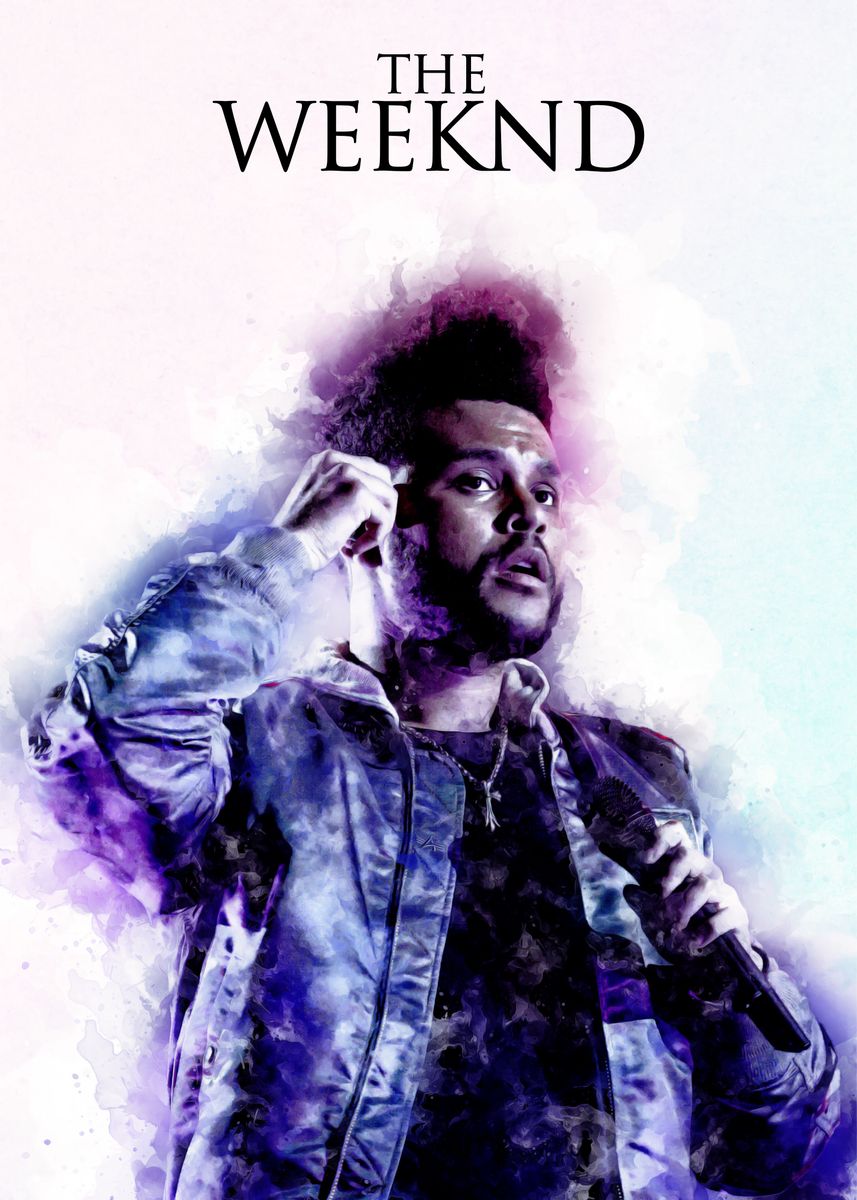'The Weeknd' Poster, picture, metal print, paint by The Sulung | Displate