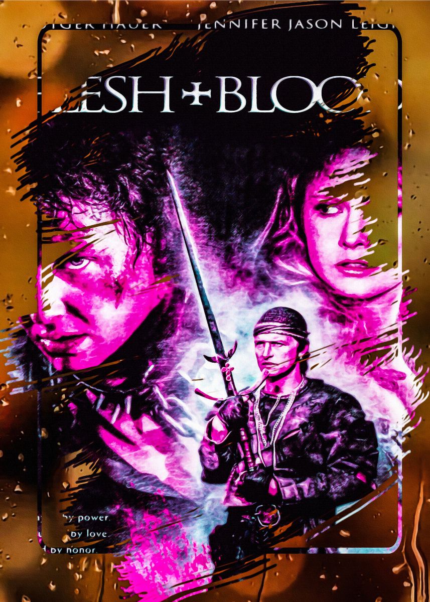 'Flesh and Blood' Poster, picture, metal print, paint by Jeffery ...