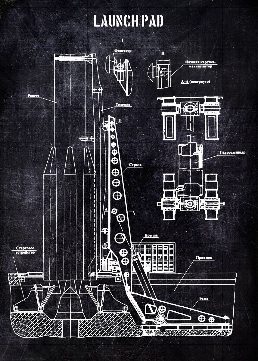 'launch pad' Poster, picture, metal print, paint by MAXART DESIGN ...