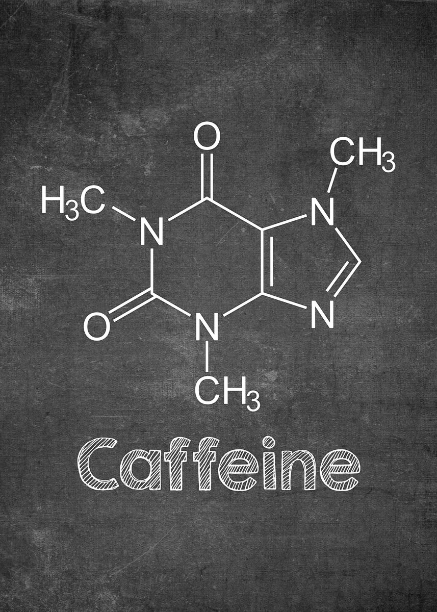 'Coffee Caffeine Element' Poster, picture, metal print, paint by ...