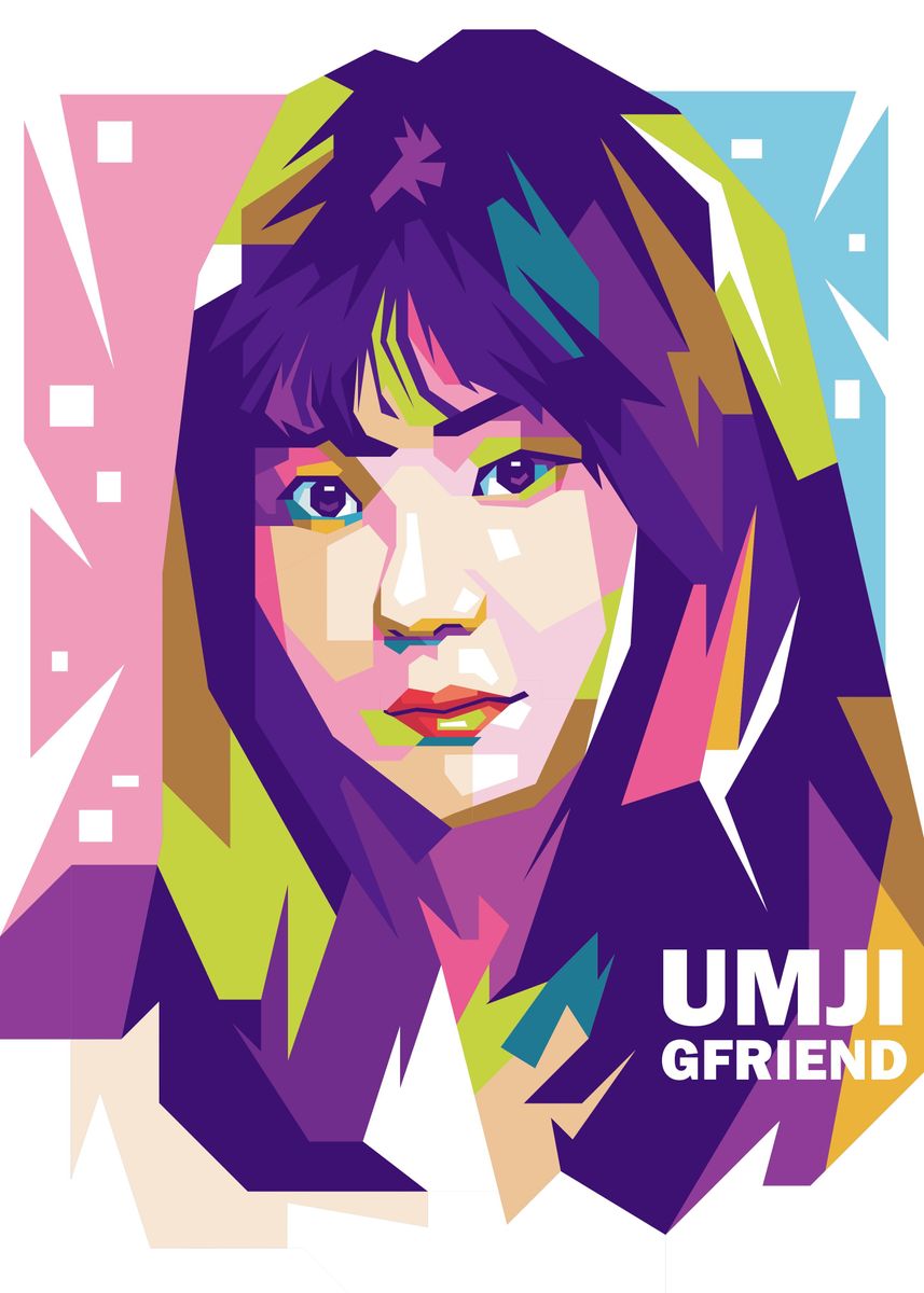 'GFRIEND UMJI' Poster, picture, metal print, paint by Rochefort | Displate