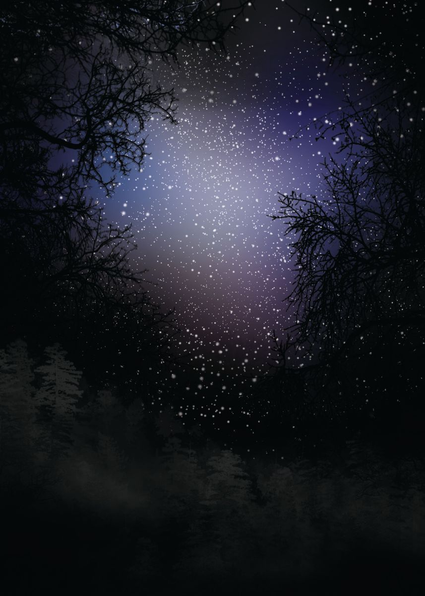 'stars ' Poster, picture, metal print, paint by ASIA BEGUM SHUPTI ...
