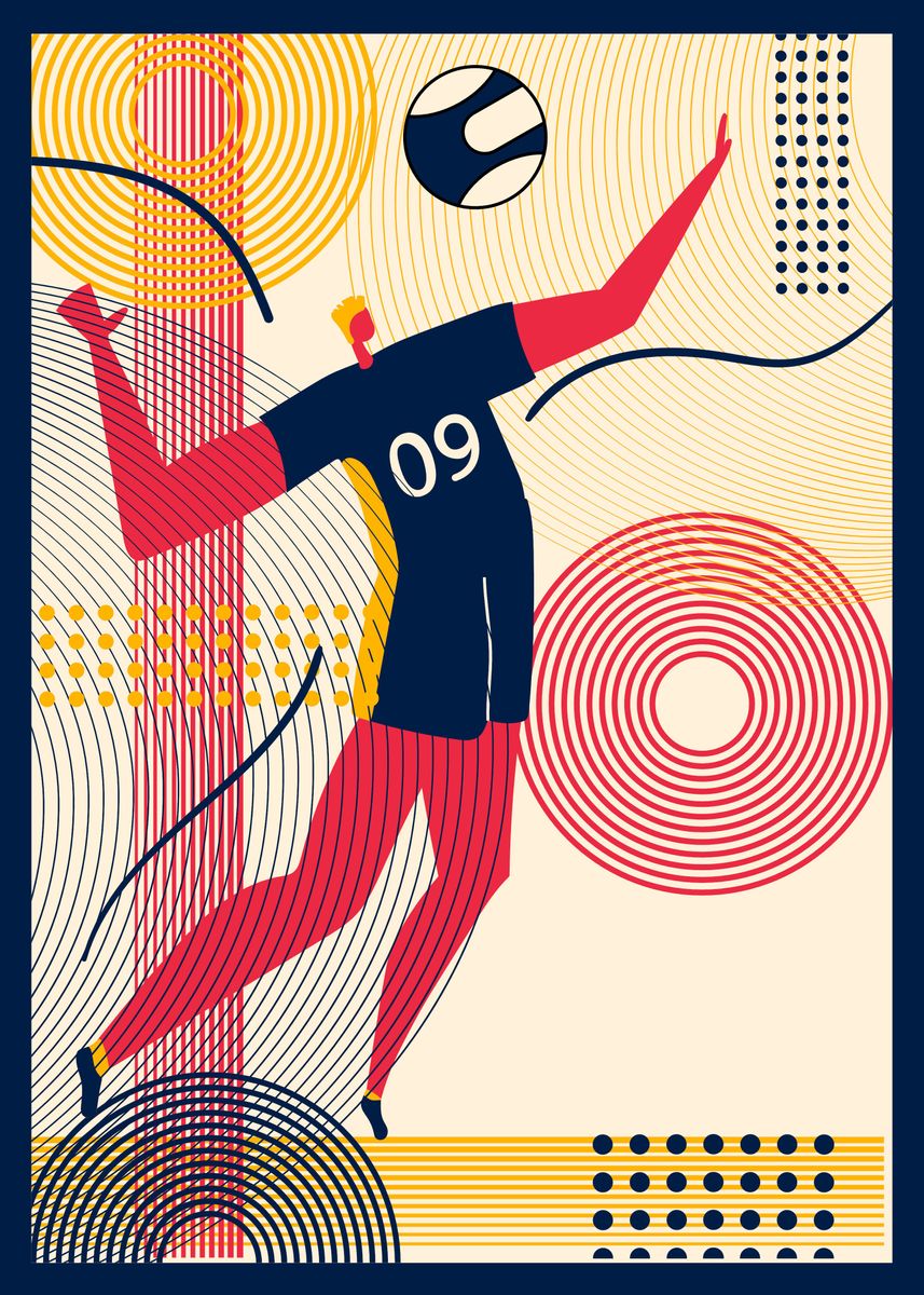 'Volleyball ' Poster, picture, metal print, paint by Poster Parlor ...