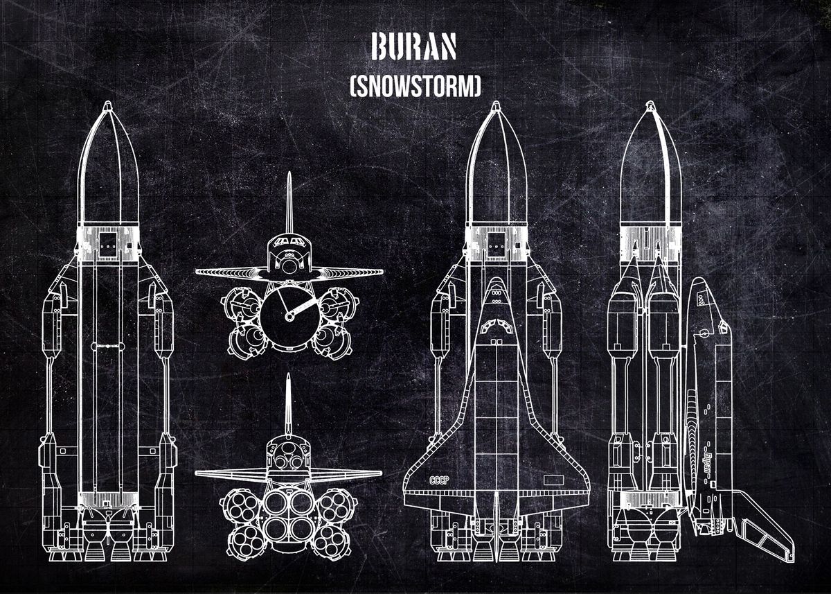 'Buran' Poster by MAXART DESIGN | Displate