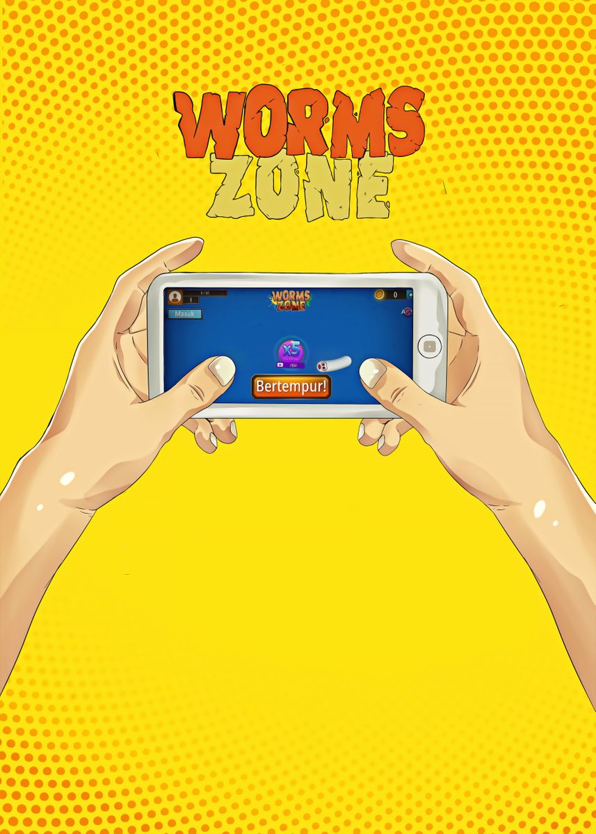 'Worm Zone' Poster, picture, metal print, paint by MAMMIRI ART | Displate