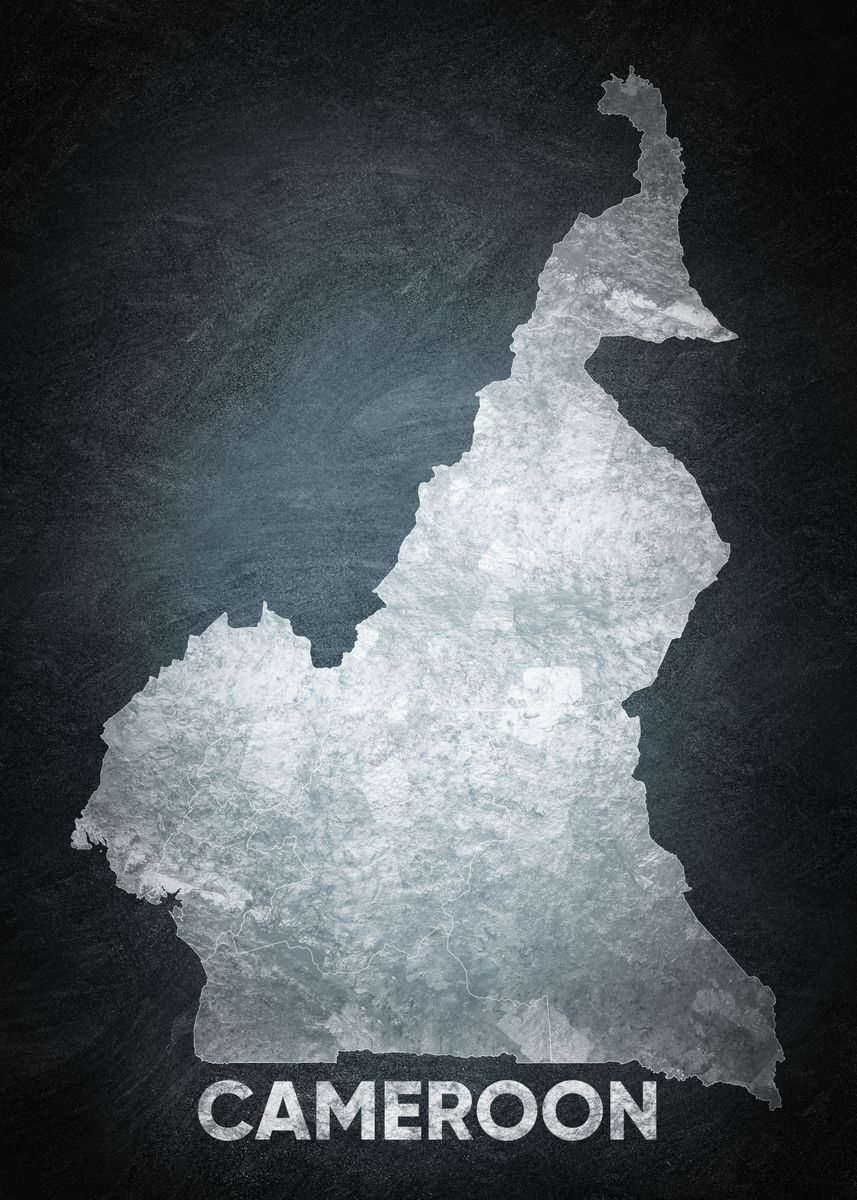 'cameroon Yaounde' Poster, picture, metal print, paint by SplashDesign ...