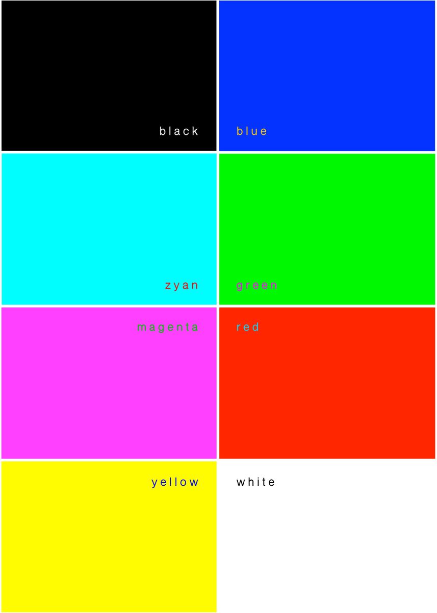 'RGB Palette' Poster, picture, metal print, paint by Leon Seemann ...