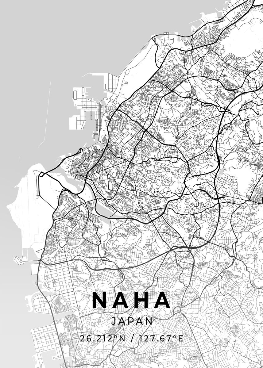 'Naha Japan' Poster, picture, metal print, paint by Conceptual ...