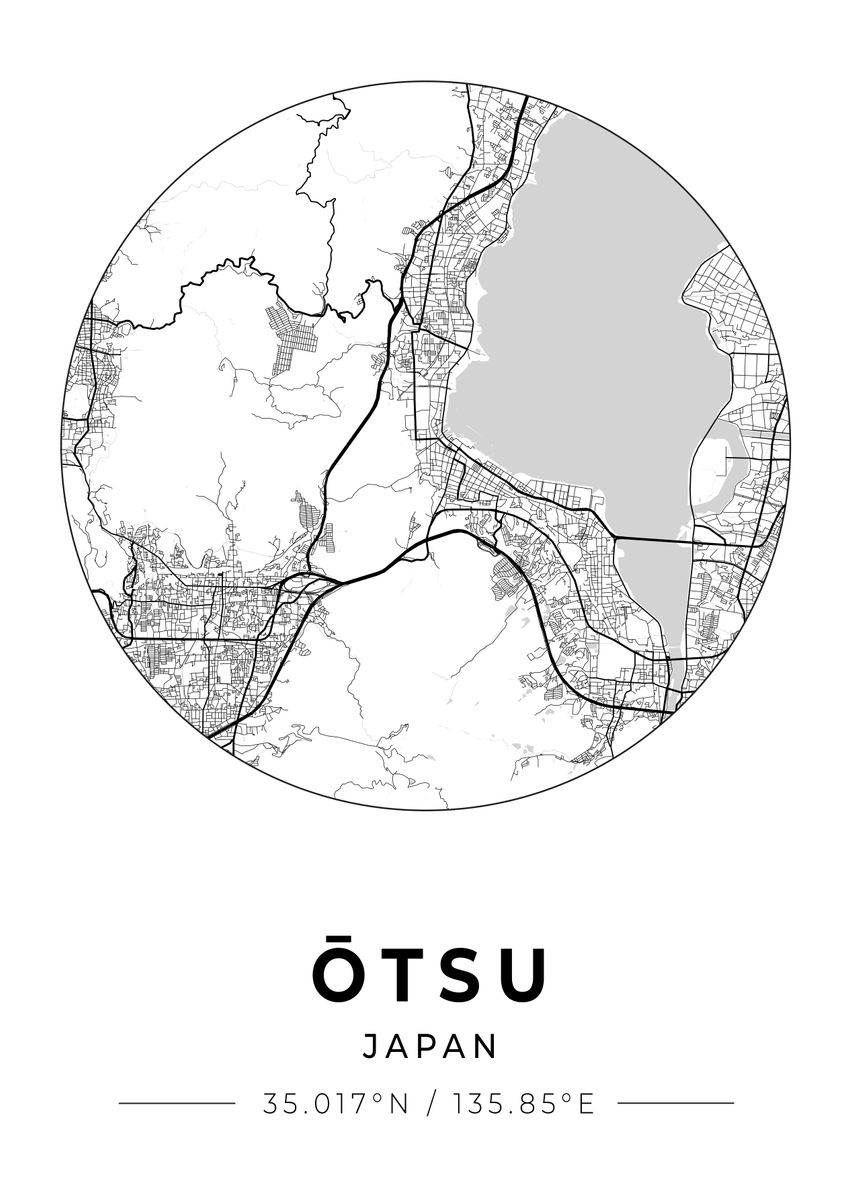 'Otsu Japan' Poster, picture, metal print, paint by Conceptual ...