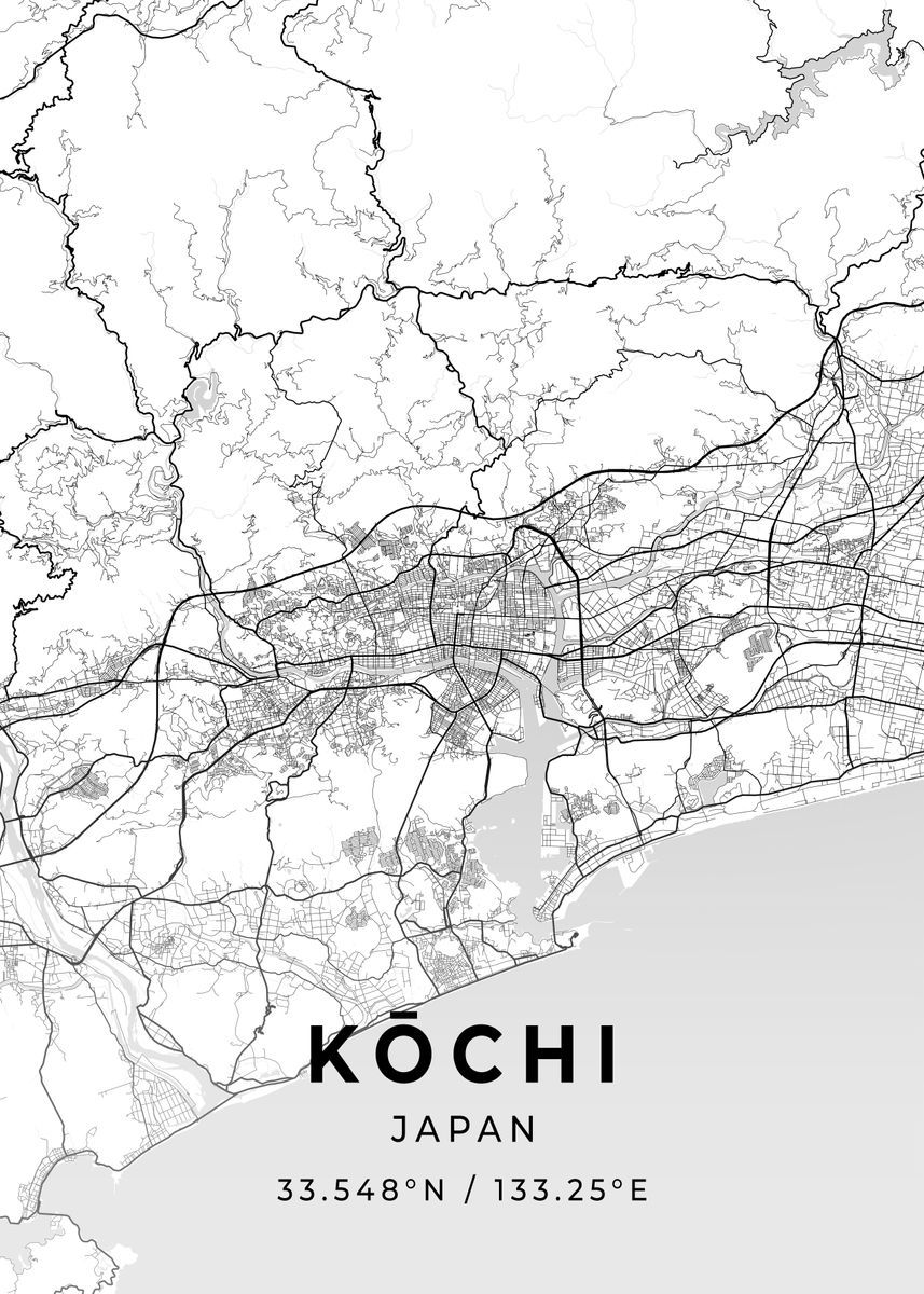 'Kochi Japan' Poster, picture, metal print, paint by Conceptual ...