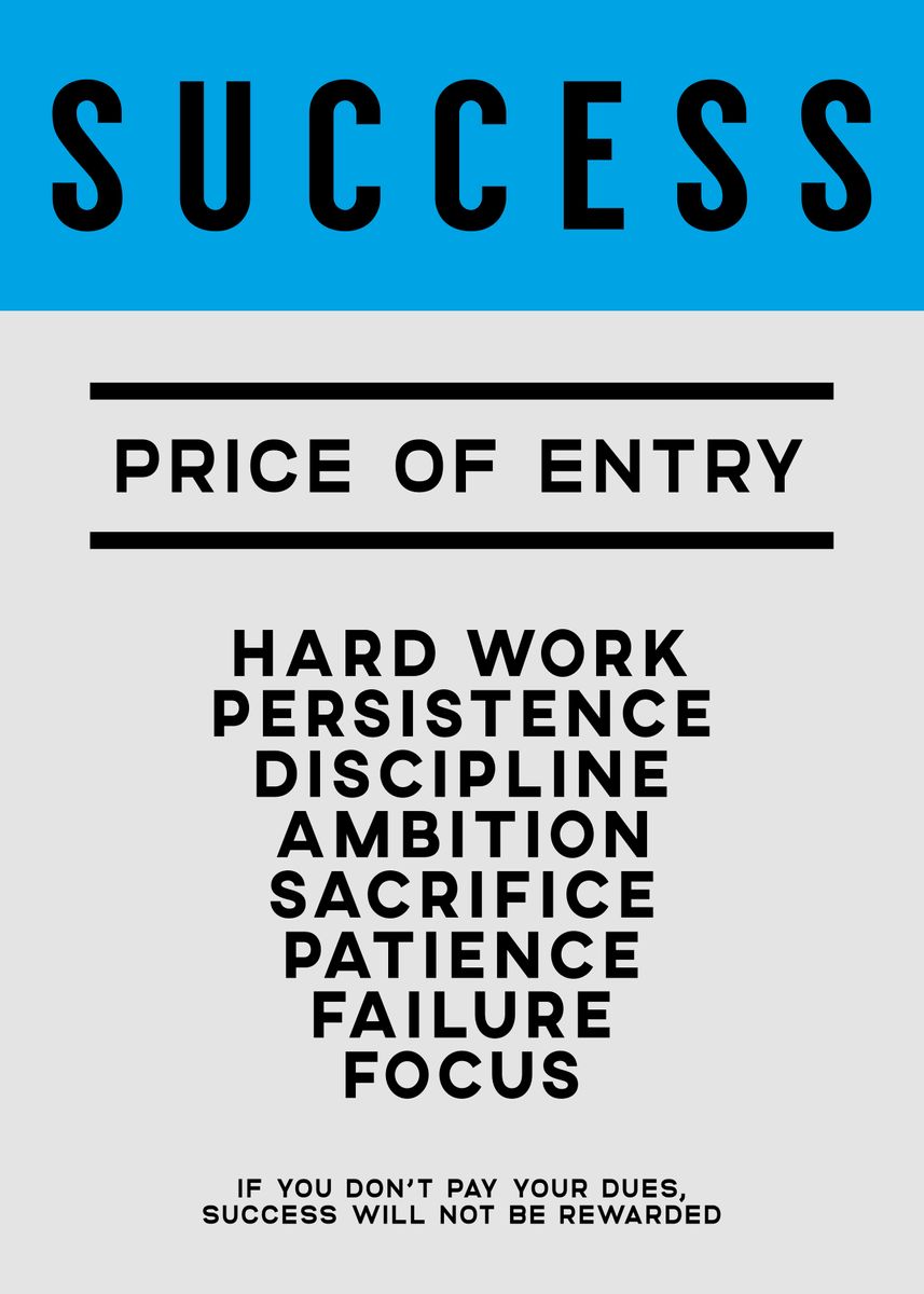 'Price of Entry' Poster, picture, metal print, paint by Conceptual ...