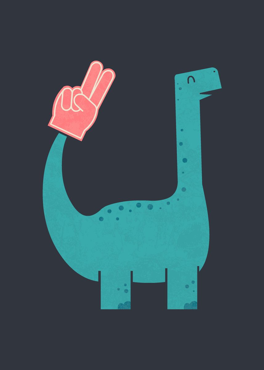 'Peace Out Bro' Poster, picture, metal print, paint by Teo Zirinis ...