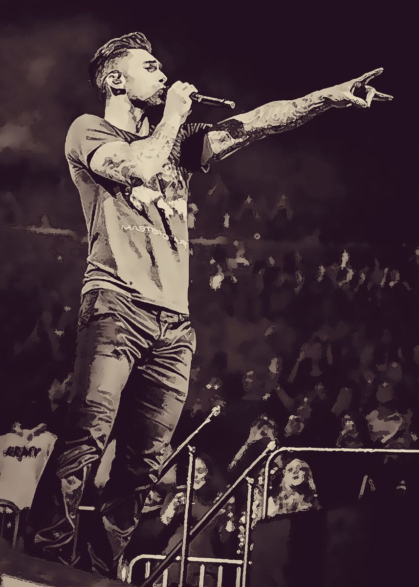 'Maroon 5 45' Poster by widy force | Displate