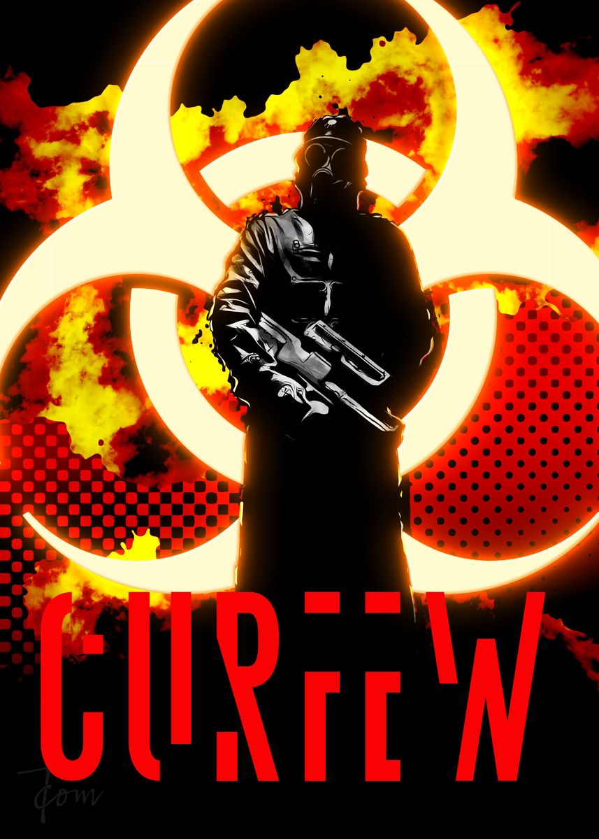 'Curfew' Poster by Petra Rommelfanger | Displate