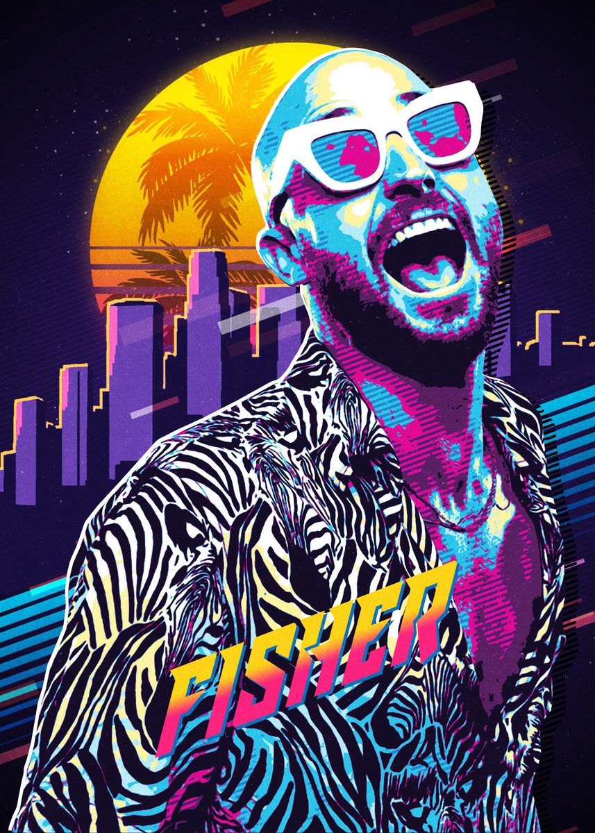 'FISHER' Poster, picture, metal print, paint by Most Popular Cult ...