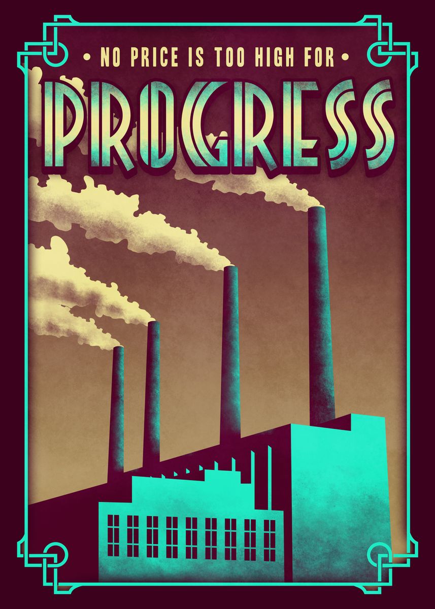 'Progress' Poster, picture, metal print, paint by Boris Rajic | Displate