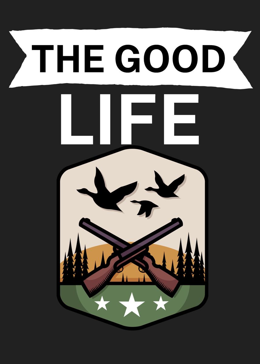 'The good life' Poster, picture, metal print, paint by maxdesign | Displate