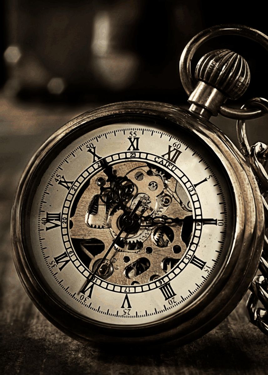 'Pocket Watch' Poster, picture, metal print, paint by Josh B | Displate